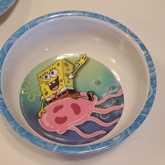 Nickelodeon | Other | Spongebob 3 Piece Dinnerware Sets | Poshmark